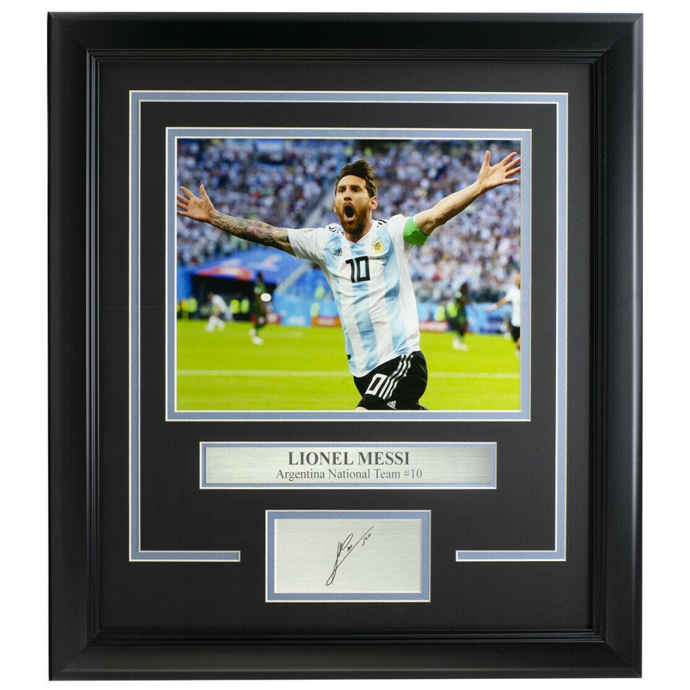 Lionel Messi Team Argentina Custom Framed Photo Display | Pristine Auction