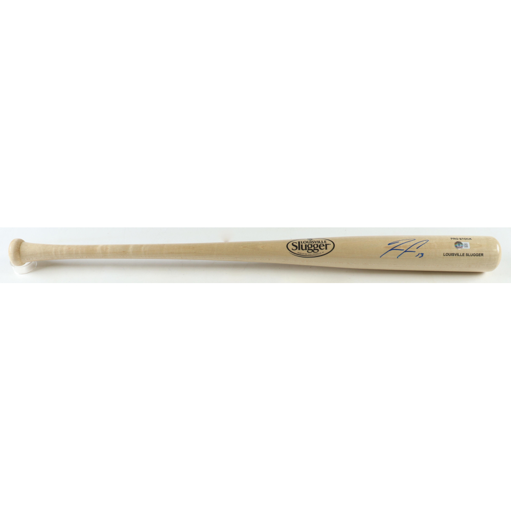Ronald Acuna Jr. Signed Louisville Slugger Baseball Bat (Beckett ...