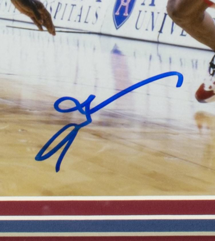 Allen Iverson Signed 76ers 11x14 Custom Framed Photo (PSA) | Pristine ...