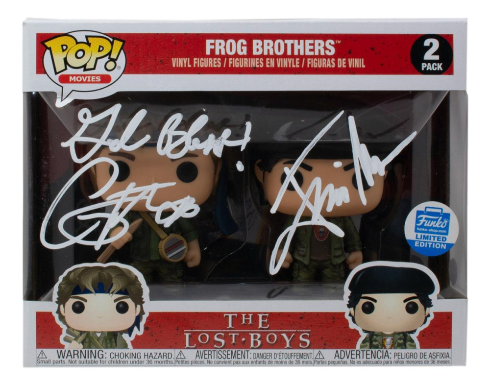 Corey Feldman & Jamison Newlander Signed "The Lost Boys" Frog Brothers ...