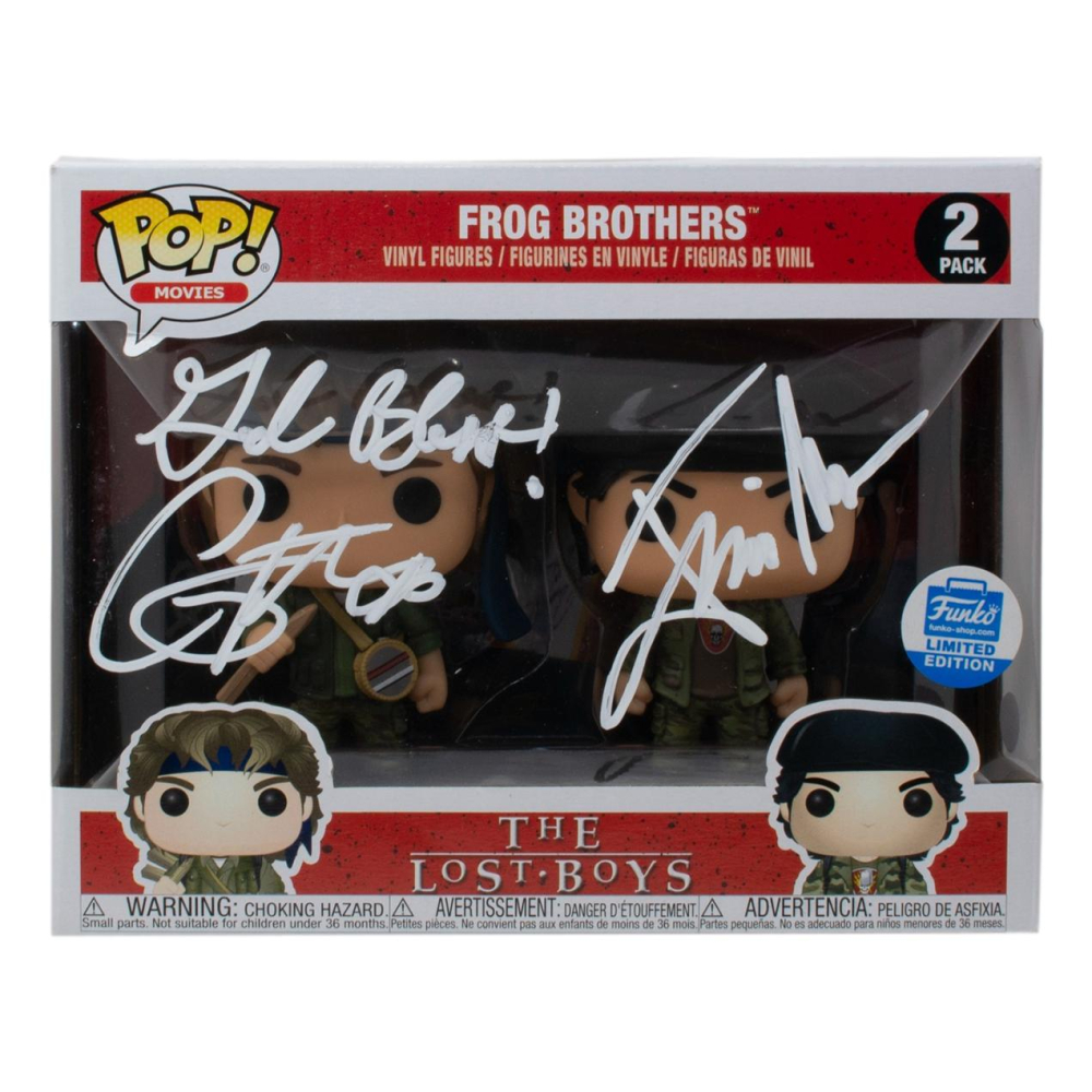 Corey Feldman & Jamison Newlander Signed "The Lost Boys" Frog Brothers ...