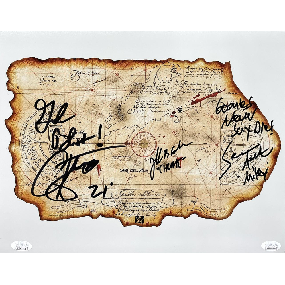 Sean Astin, Corey Feldman & Jeff Cohen Signed "The Goonies" 11x14 ...