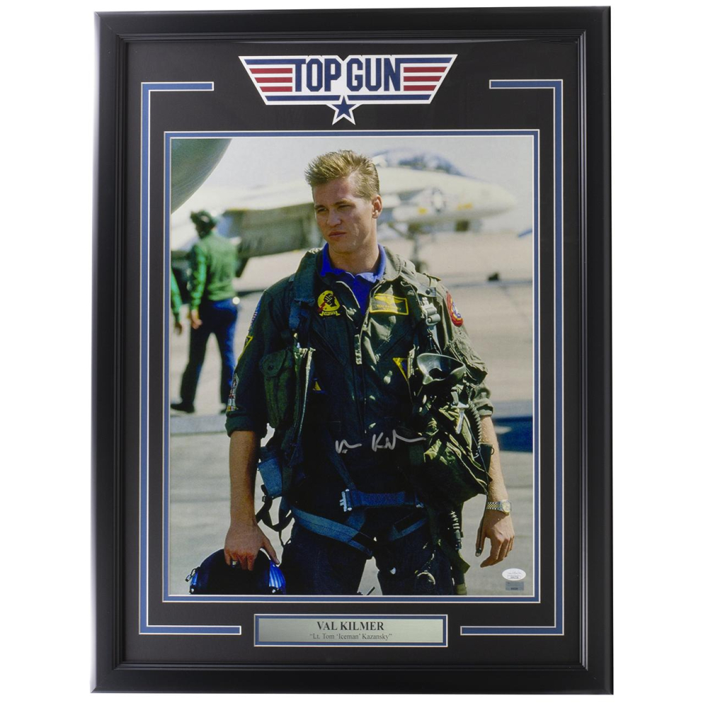 Val Kilmer Signed "Top Gun" Custom Framed Photo (JSA) | Pristine Auction