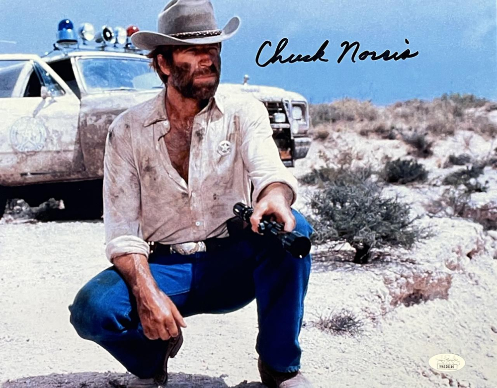 Chuck Norris Signed "Lone Wolf McQuade" 11x14 Photo (JSA) | Pristine ...