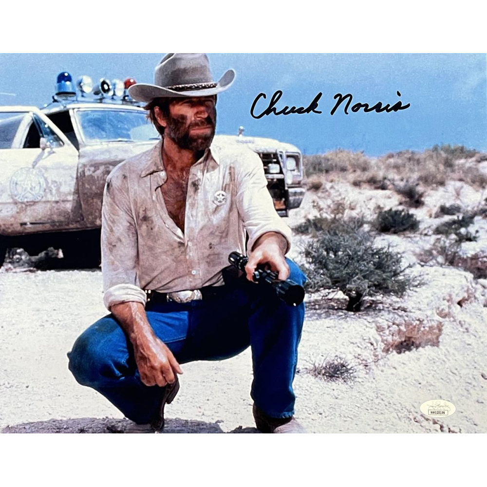 Chuck Norris Signed "Lone Wolf McQuade" 11x14 Photo (JSA) | Pristine ...