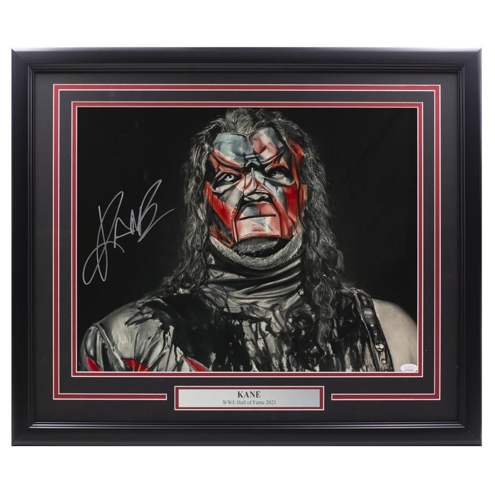 Kane Signed WWE Custom Framed Photo (JSA) | Pristine Auction