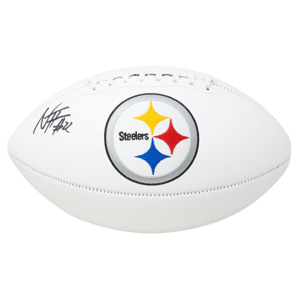 Najee Harris Signed Steelers Logo Football (Fanatics) | Pristine Auction