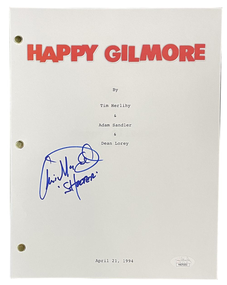 Christopher McDonald Signed "Happy Gilmore" Replica Script Inscribed ...