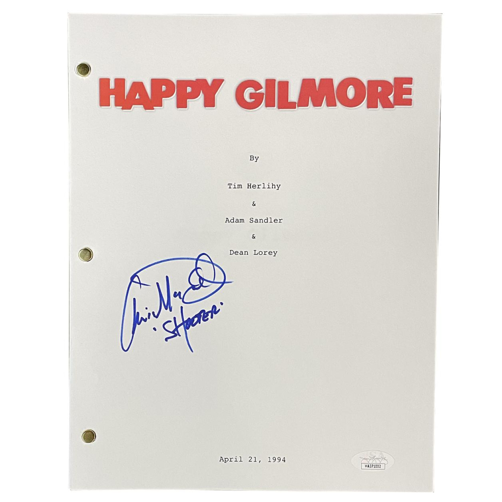 Christopher McDonald Signed "Happy Gilmore" Replica Script Inscribed ...