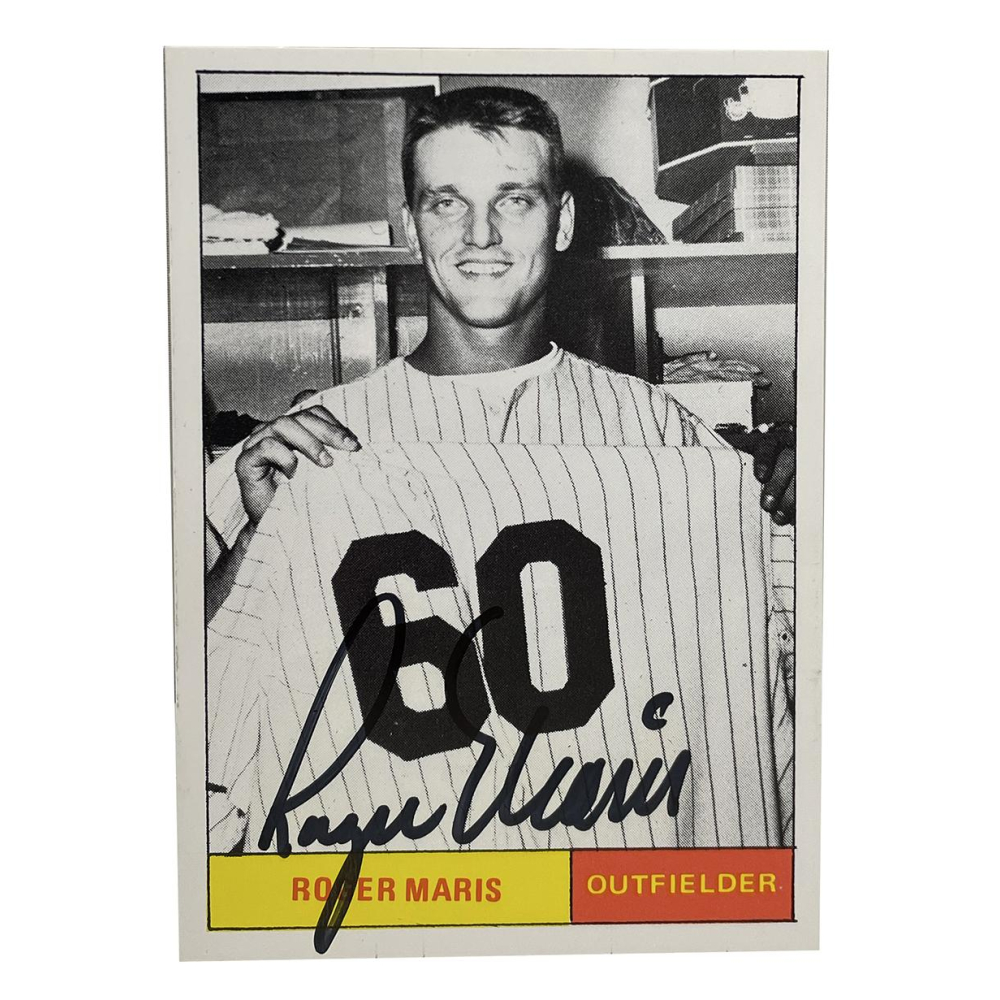 Roger Maris Signed 1981 RGI Card #1 (JSA) | Pristine Auction