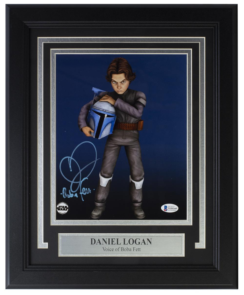 Daniel Logan Signed "Star Wars: The Clone Wars" Custom Framed Photo ...