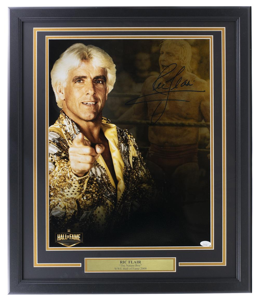 Ric Flair Signed WWE Custom Framed Photo (JSA) | Pristine Auction