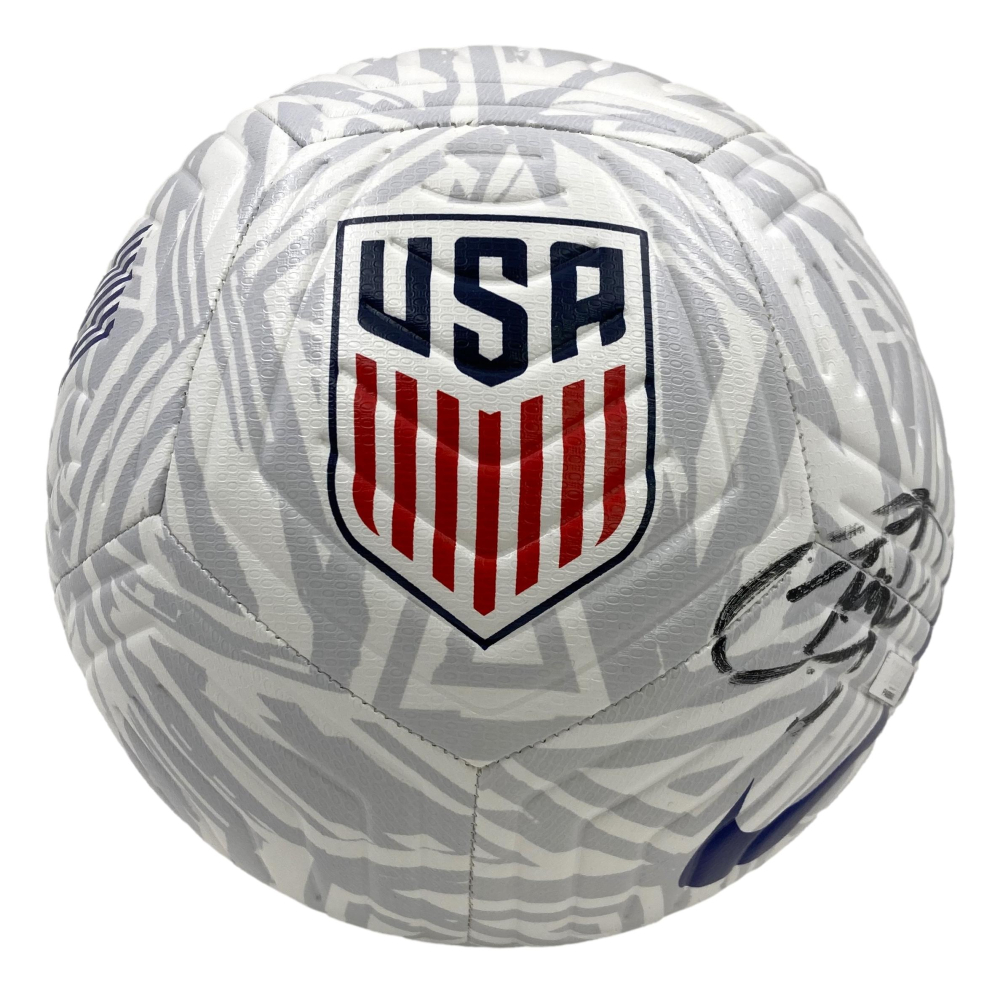Christian Pulisic Signed Team USA Logo Nike Soccer Ball (Panini ...