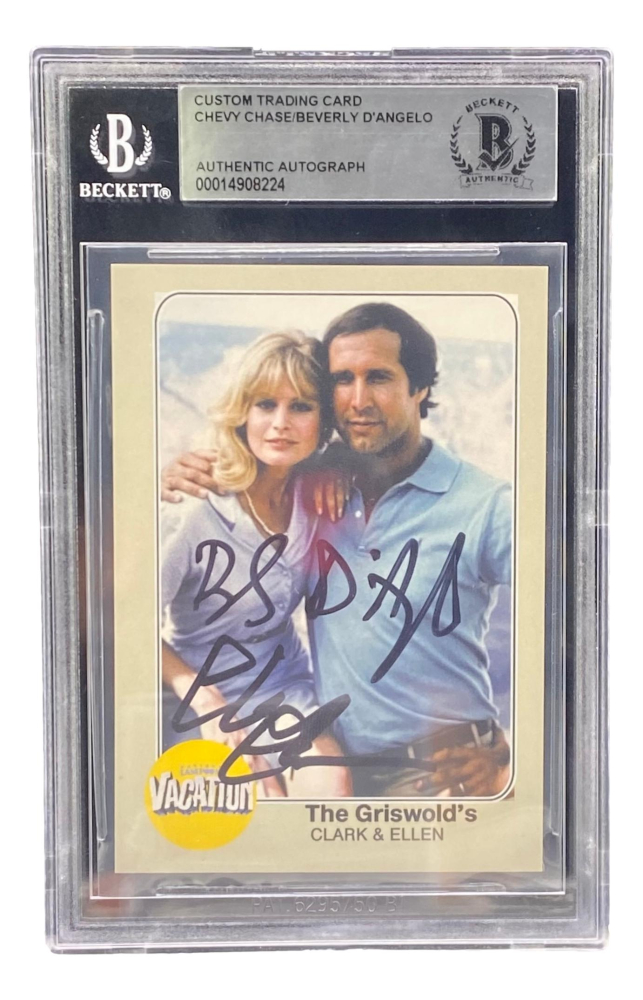 Chevy Chase & Beverly D'Angelo Signed "National Lampoon's Vacation ...