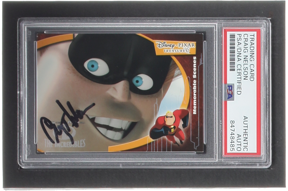 Craig Nelson Signed 2004 Disney Pixar Treasures #DPT119 The Incredibles ...