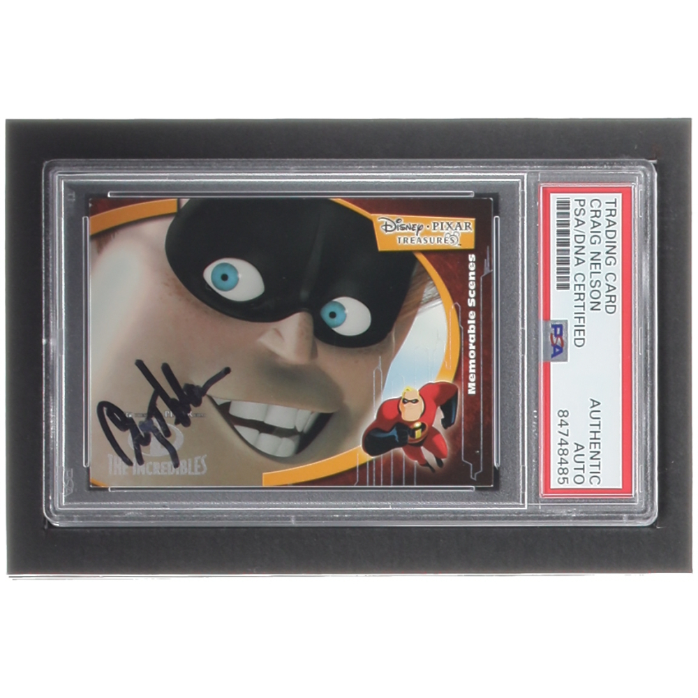 Craig Nelson Signed 2004 Disney Pixar Treasures #DPT119 The Incredibles ...