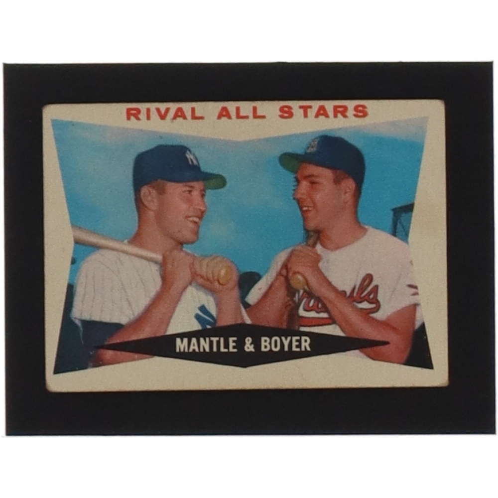 Mickey Mantle / Ken Boyer 1960 Topps #160 Rival All-Stars | Pristine Auction