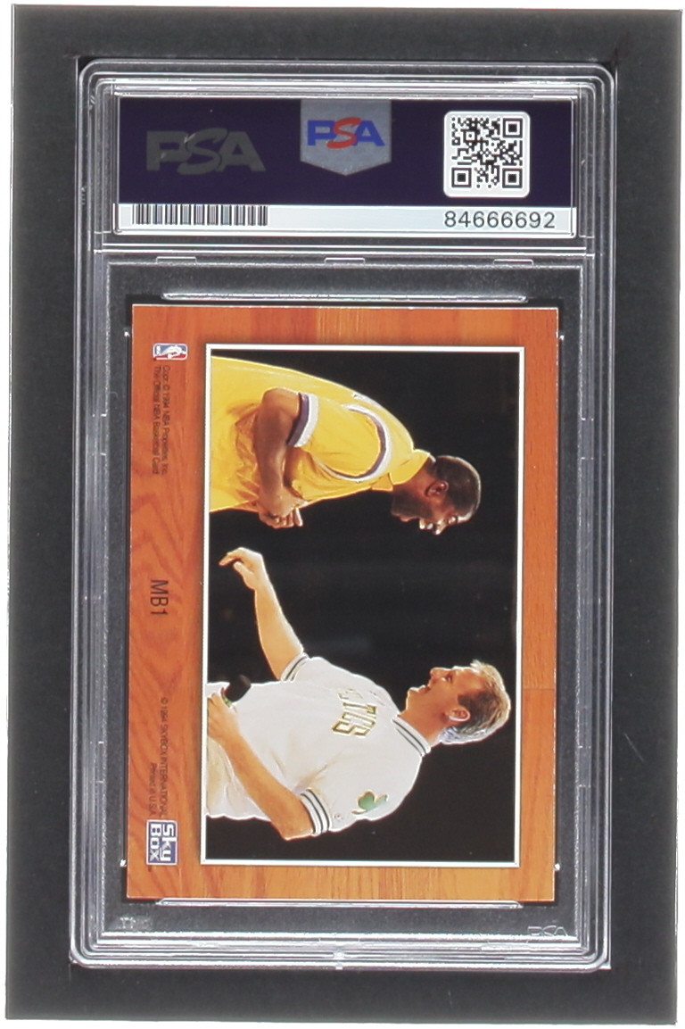 Larry Bird Signed 1993-94 Hoops #MB1 Magic Johnson / Larry Bird Commemorative (PSA) | Pristine ...