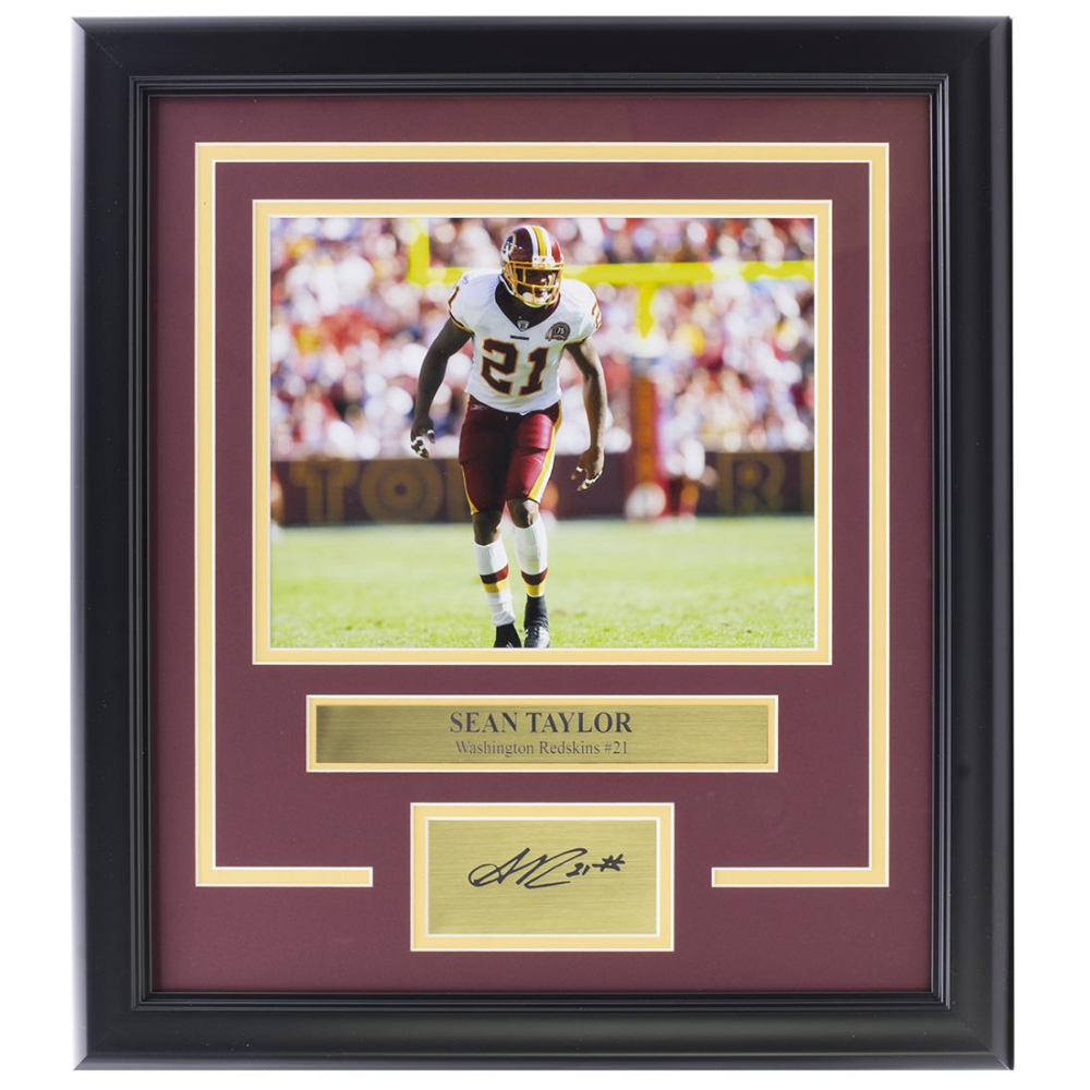 Sean Taylor Redskins Custom Framed Photo Display | Pristine Auction