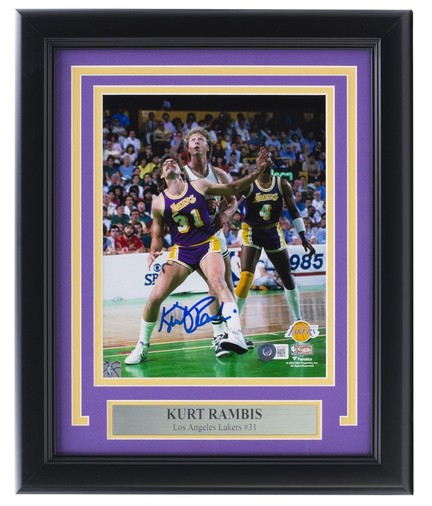 Kurt Rambis Signed Lakers Custom Framed Photo (Beckett) | Pristine Auction