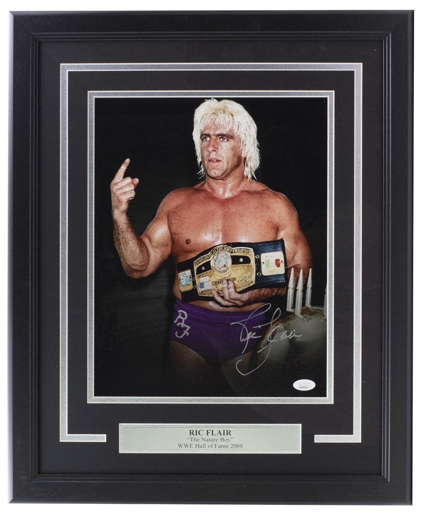 Ric Flair Signed WWE Custom Framed Photo (JSA) | Pristine Auction