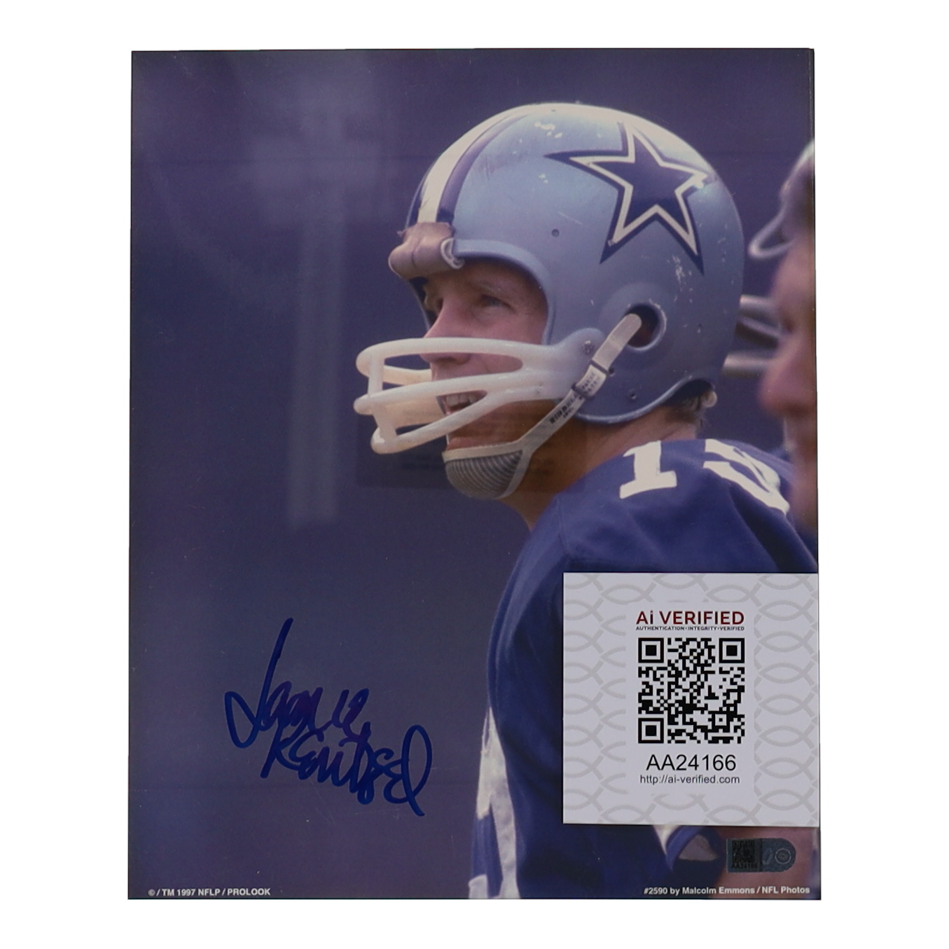 Lance Rentzel Signed Cowboys 8x10 Photo (AIV) | Pristine Auction