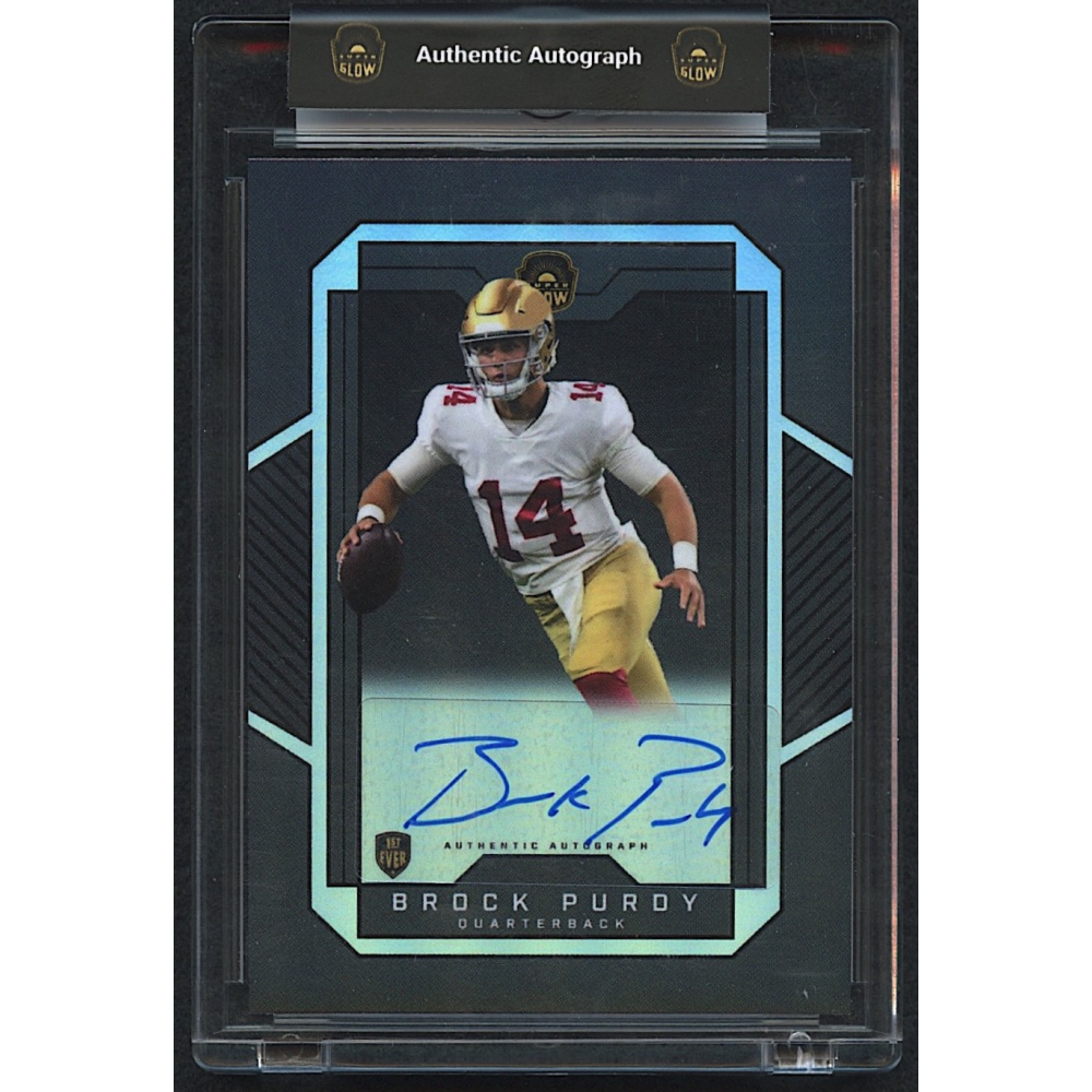 Brock Purdy 2022 Super Glow Black RC Autograph #1/1 | Pristine Auction