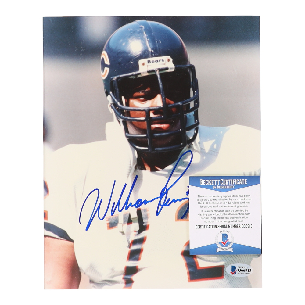 William Perry Signed Bears 8x10 Photo (Beckett) | Pristine Auction
