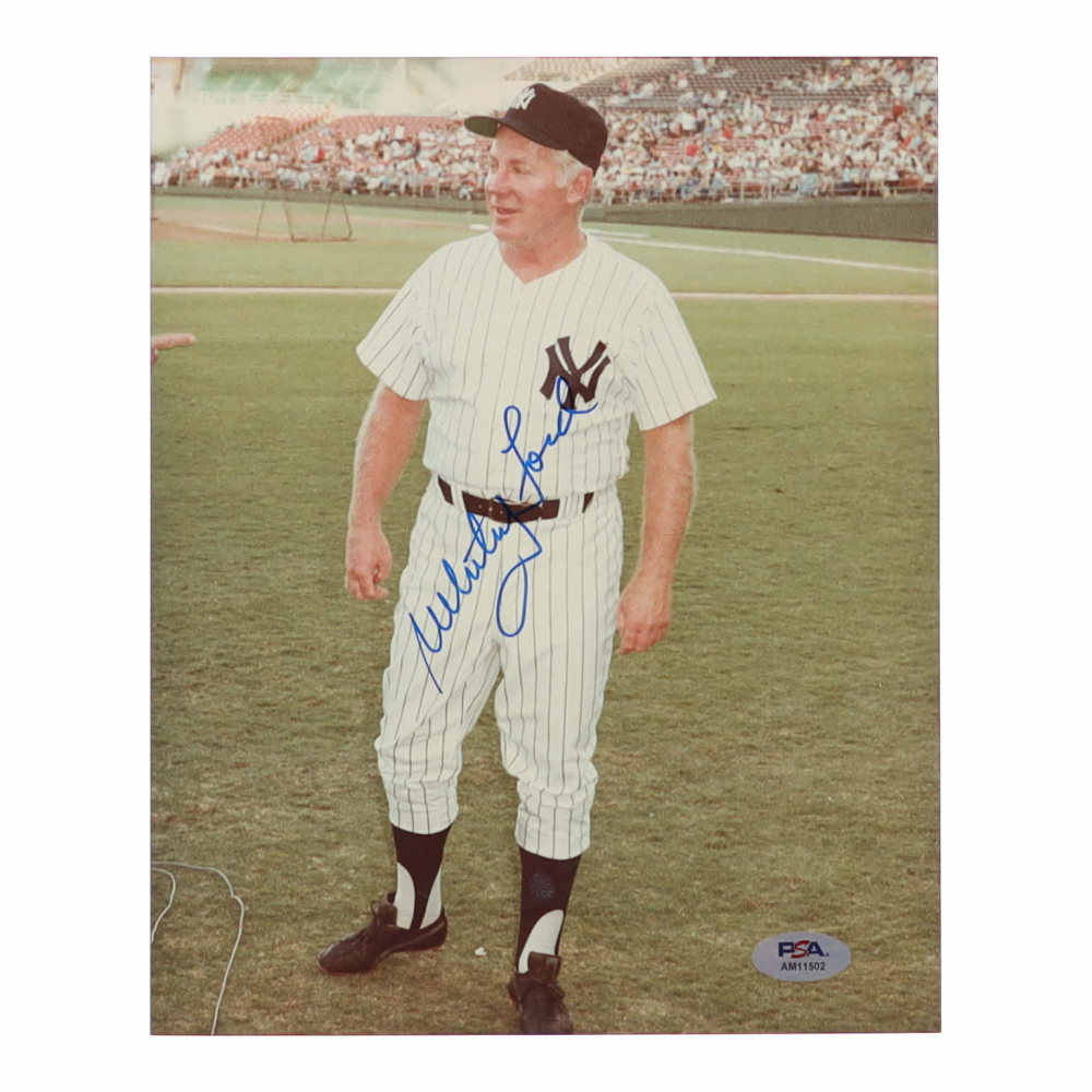 Whitey Ford Signed Yankees 8x10 Photo (PSA) | Pristine Auction
