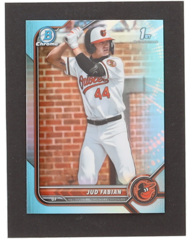 Jud Fabian 2022 Bowman Chrome Draft Sky Blue Refractors #BDC114 ...