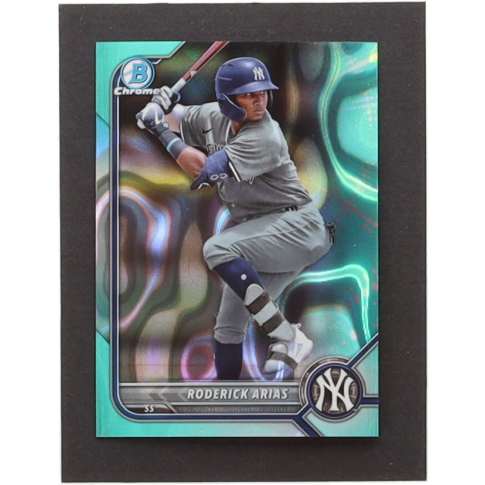 Roderick Arias 2022 Bowman Chrome Draft Aqua Lava Refractors #BDC79 ...