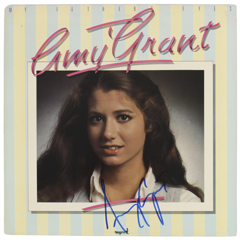 Amy Grant Signed "My Fathers Eyes" Album Cover (Beckett) | Pristine Auction