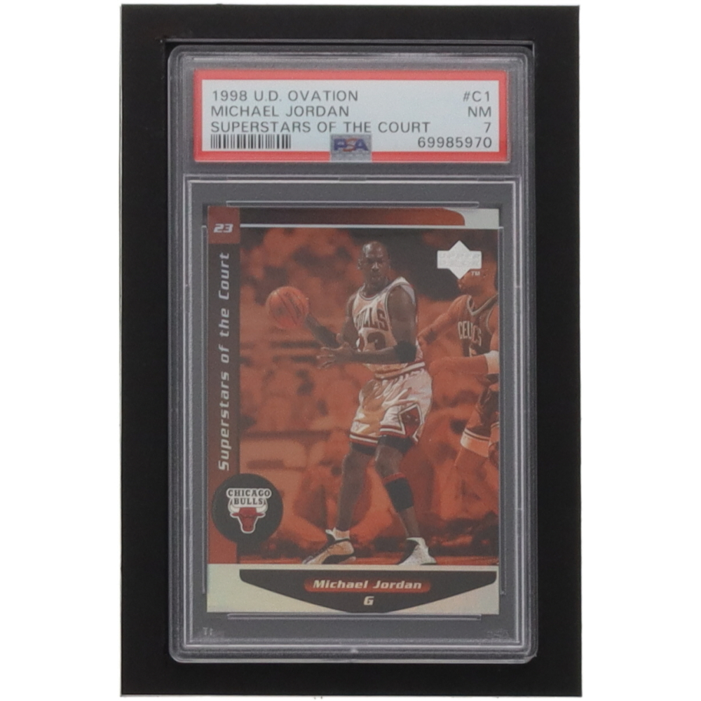 Michael Jordan 1998-99 Upper Deck Ovation Superstars of the Court #C1 ...