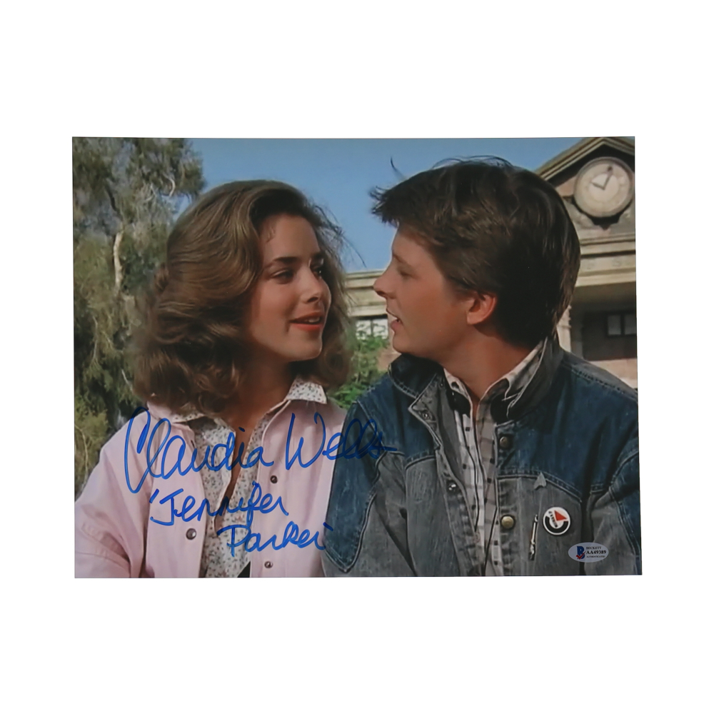 Claudia Wells Signed "Back to the Future" 11x14 Photo Inscribed ...