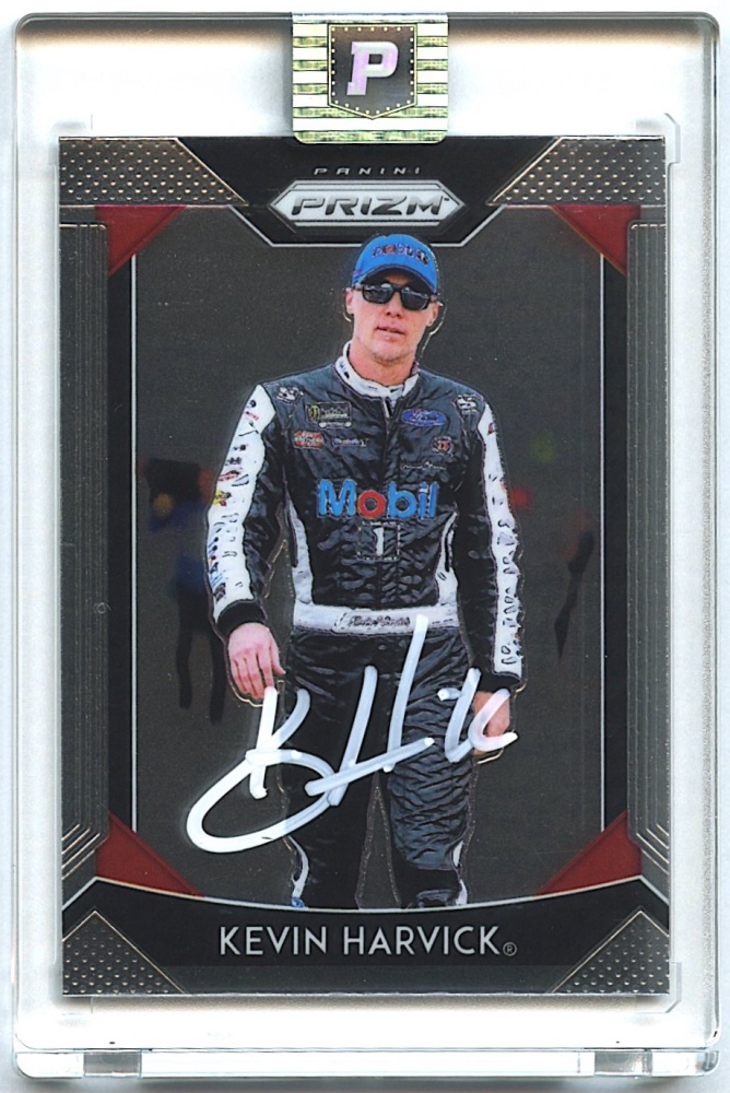Kevin Harvick Signed 2019 Prizm #4 NASCAR Trading Card (PA Encapsulated ...