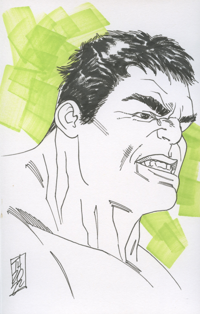 Hulk | Marvel Comics - Signed ORIGINAL Drawing by Tom Hodges (1/1 ...