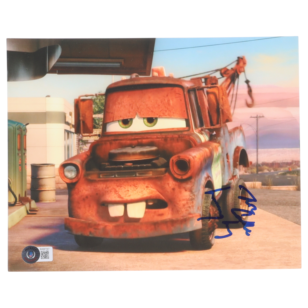 Larry the Cable Guy Signed "Cars" 8x10 Photo (Beckett) | Pristine Auction