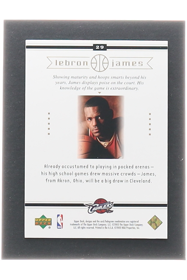 LeBron James 2003 Upper Deck LeBron James Box Set #29 Full House ...
