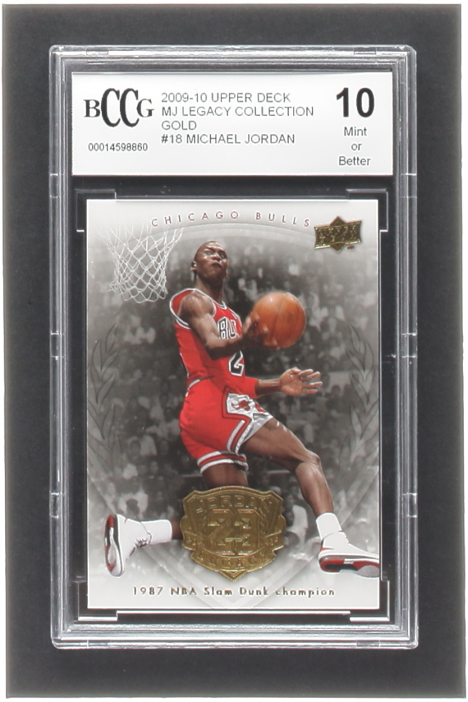 Michael Jordan 2009-10 Upper Deck Michael Jordan Legacy Collection Gold ...