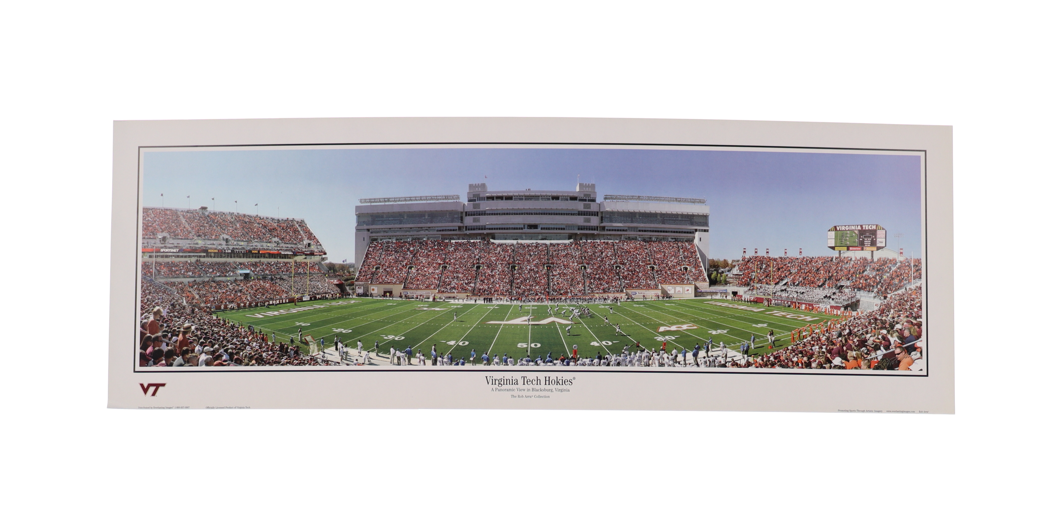 Virginia Tech Hokies Stadium Panoramic Photo | Pristine Auction