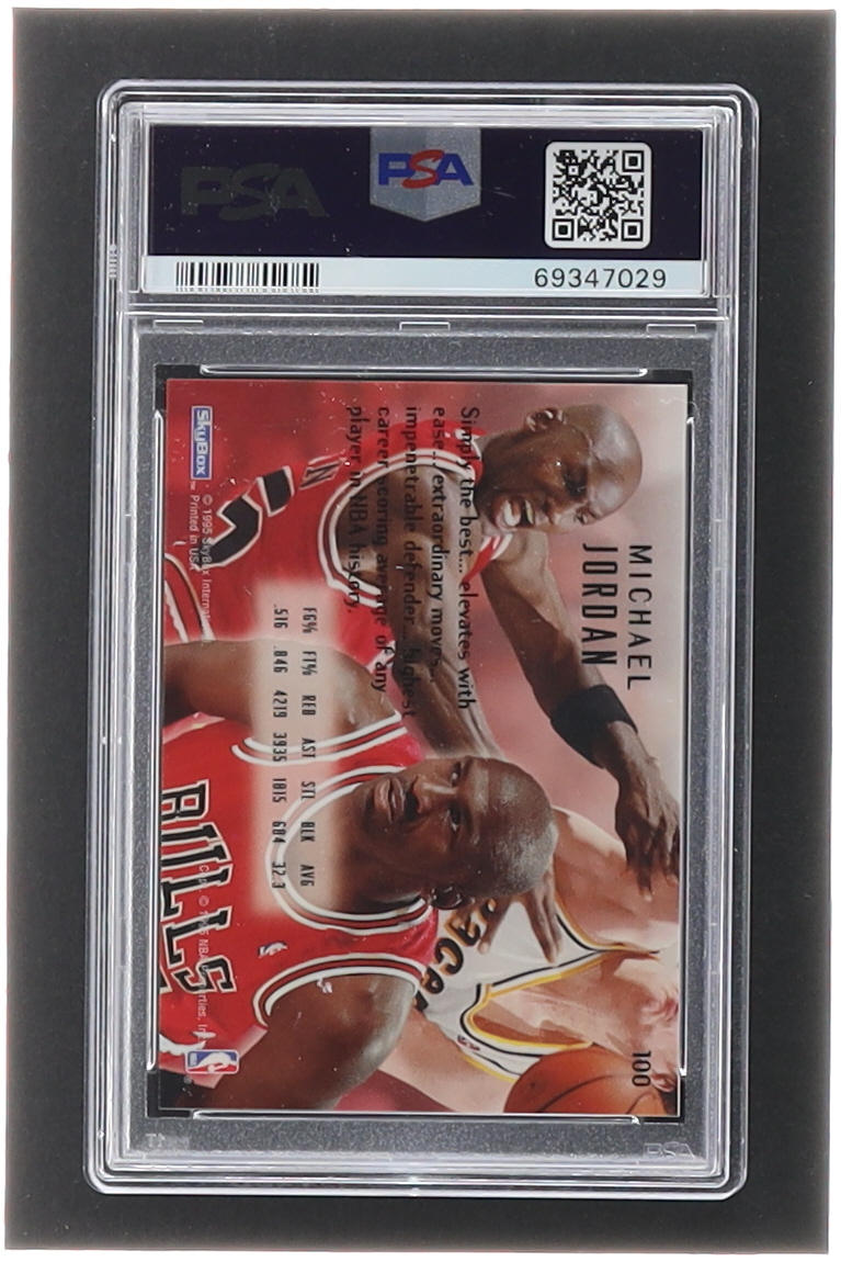 Michael Jordan 1994-95 Emotion #100 (PSA 9) | Pristine Auction