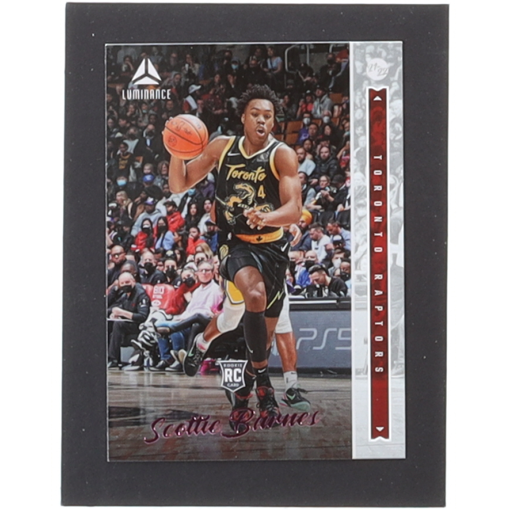 Scottie Barnes 2021-22 Panini Chronicles Pink #260 / Luminance RC ...