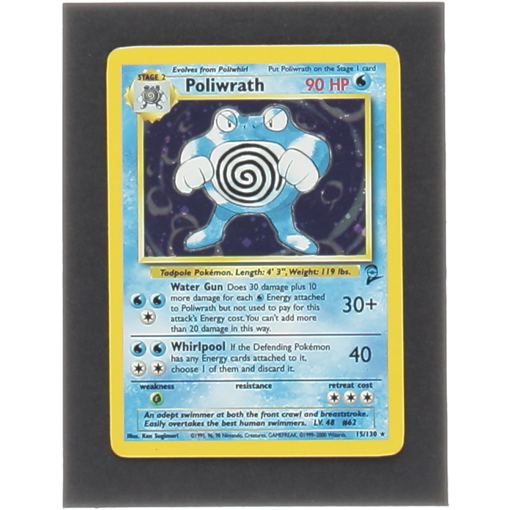 Poliwrath Pokemon 1999 Base 2 #15 Holo | Pristine Auction