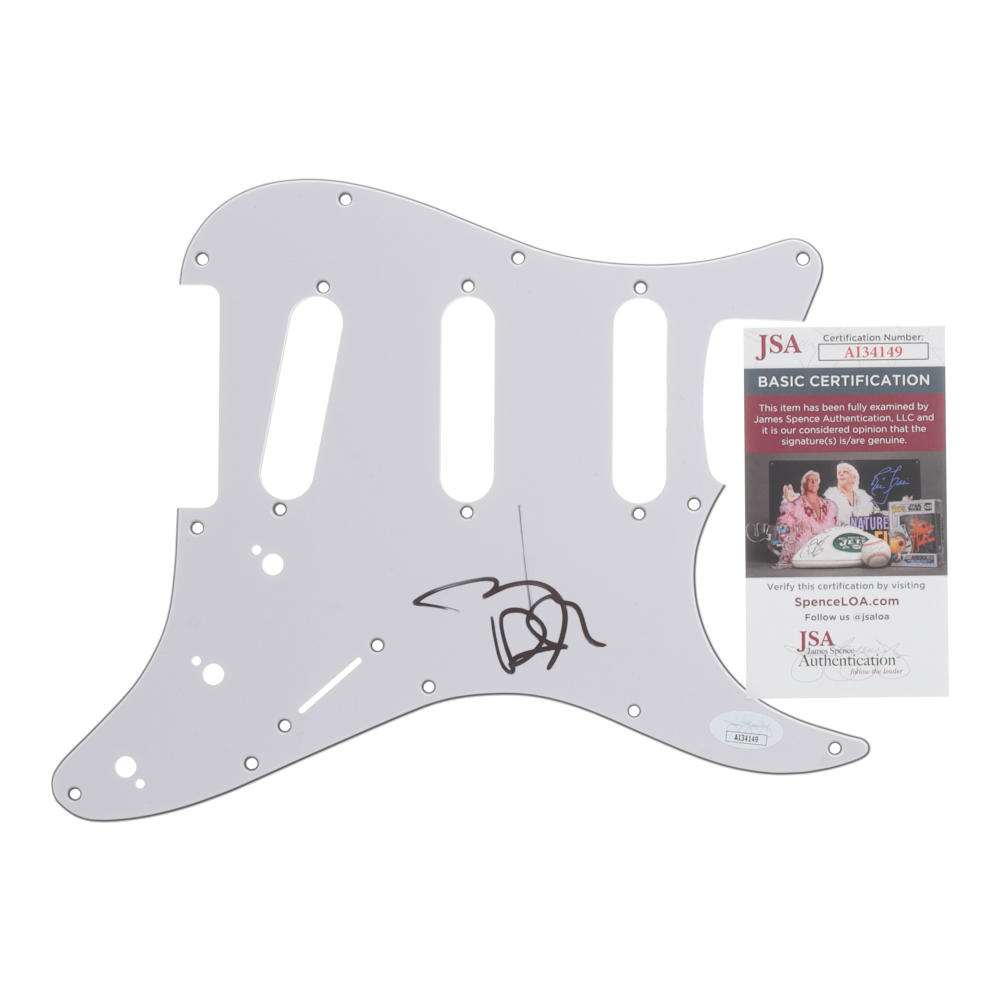 Johnny Depp Signed Electric Guitar Pickguard (JSA) | Pristine Auction