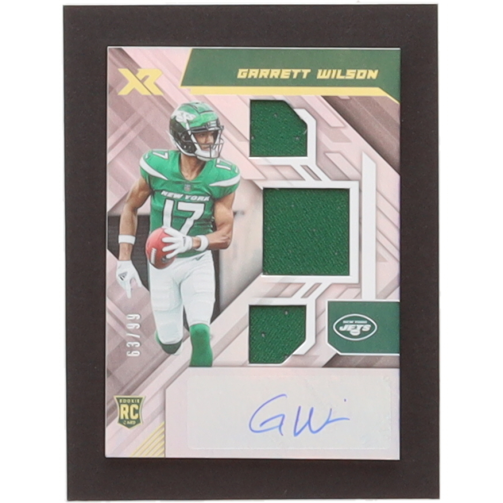 Garrett Wilson 2022 Panini XR #206 JSY AU RC #63/99 | Pristine Auction