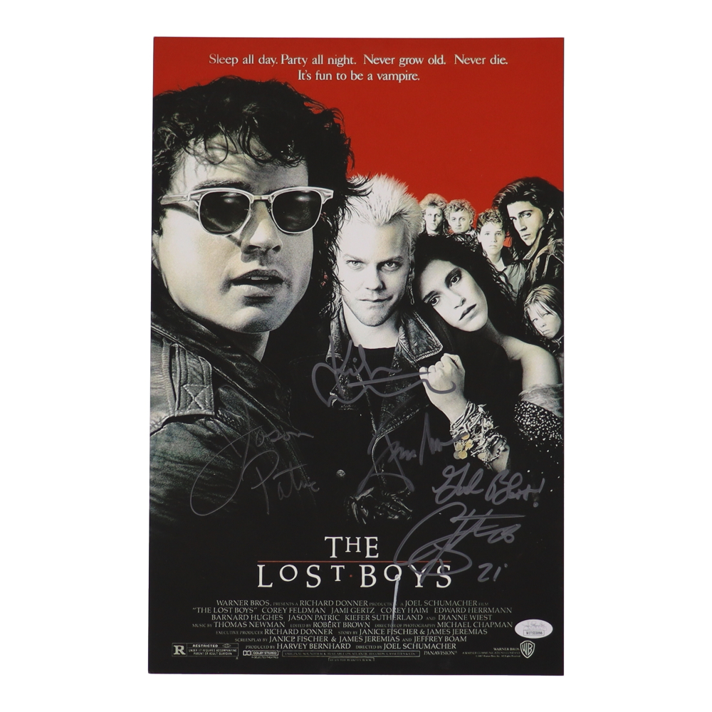 "The Lost Boys" 11x17 Photo Signed by (4) with Keifer Sutherland, Corey ...