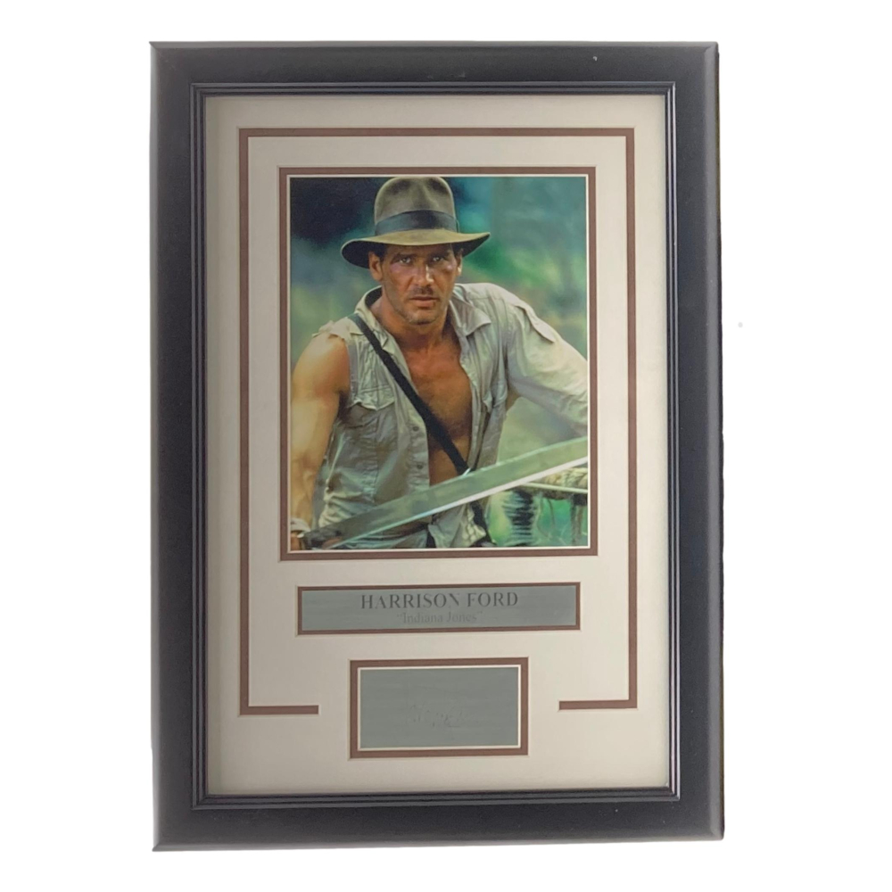 Harrison Ford "Indiana Jones" Custom Framed Photo Display | Pristine ...