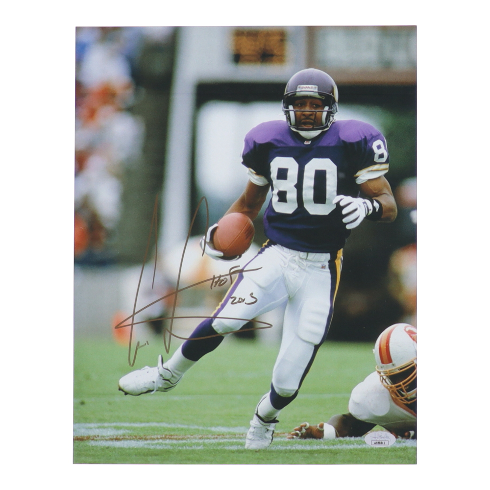 Cris Carter Signed Vikings 11x14 Photo Inscribed "HOF 2013" (JSA ...