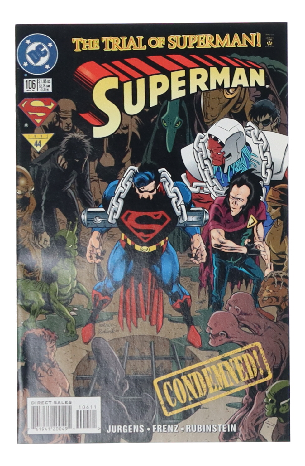 1995 "Superman" Issue #106 DC Comic Book | Pristine Auction