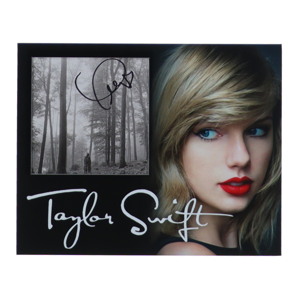 Taylor Swift Signed "Folklore" Custom Matted CD Cover (Beckett) | Pristine Auction